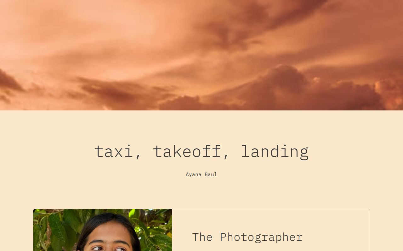 taxi, takeoff, landing